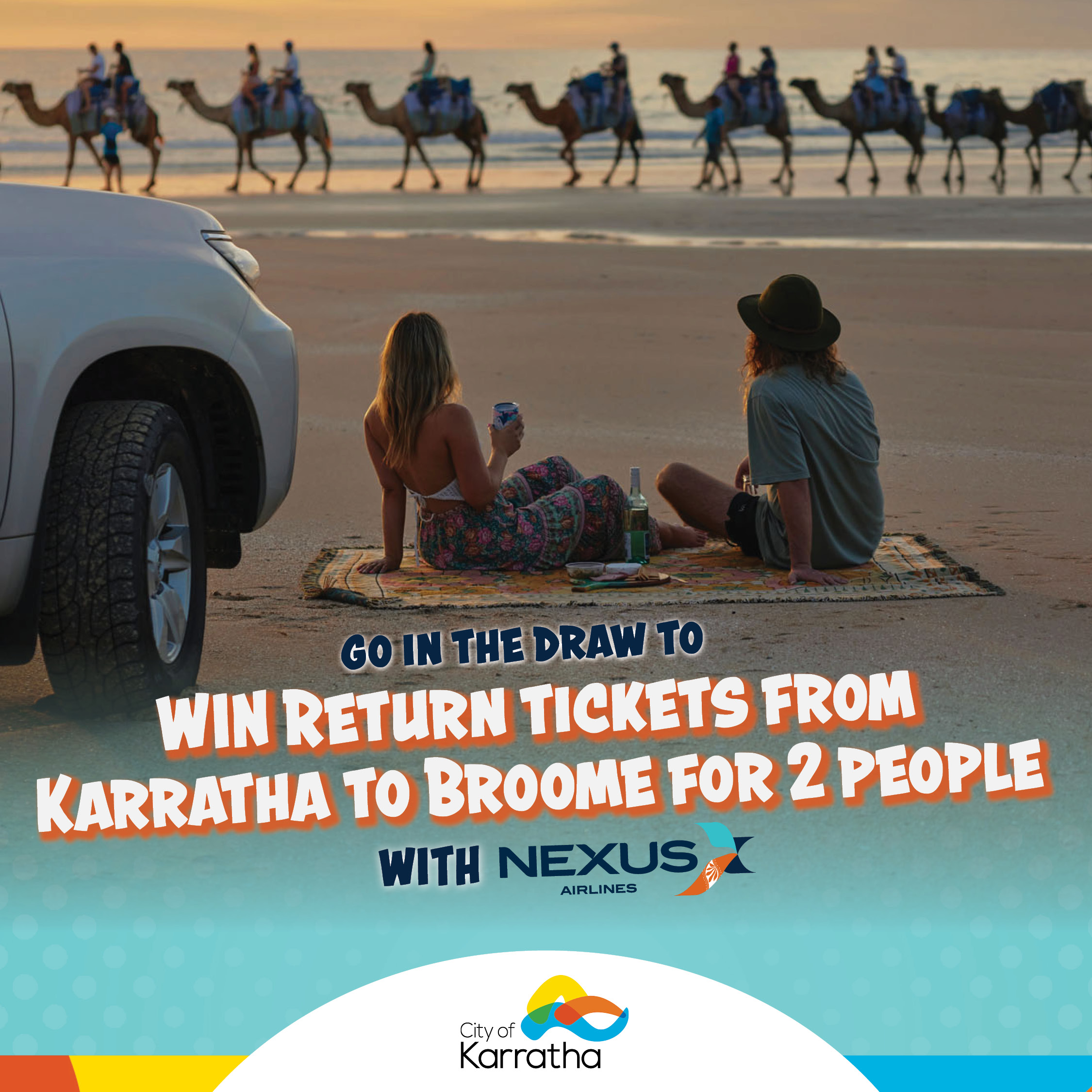 Win a trip to Broome by participating in the City of Karratha’s 2024 Community Survey | City of ...